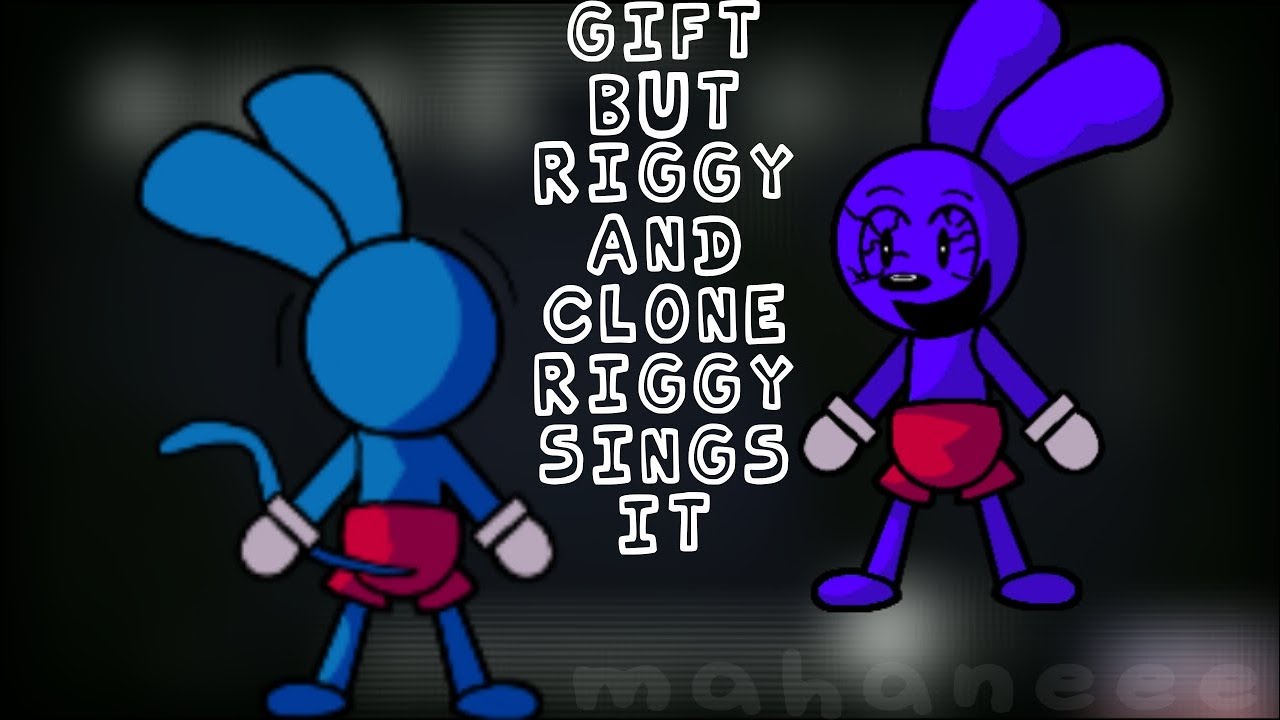 🎧Friday night funkin/Gift But Riggy and Raggy (clone riggy) sings it🎤 ...