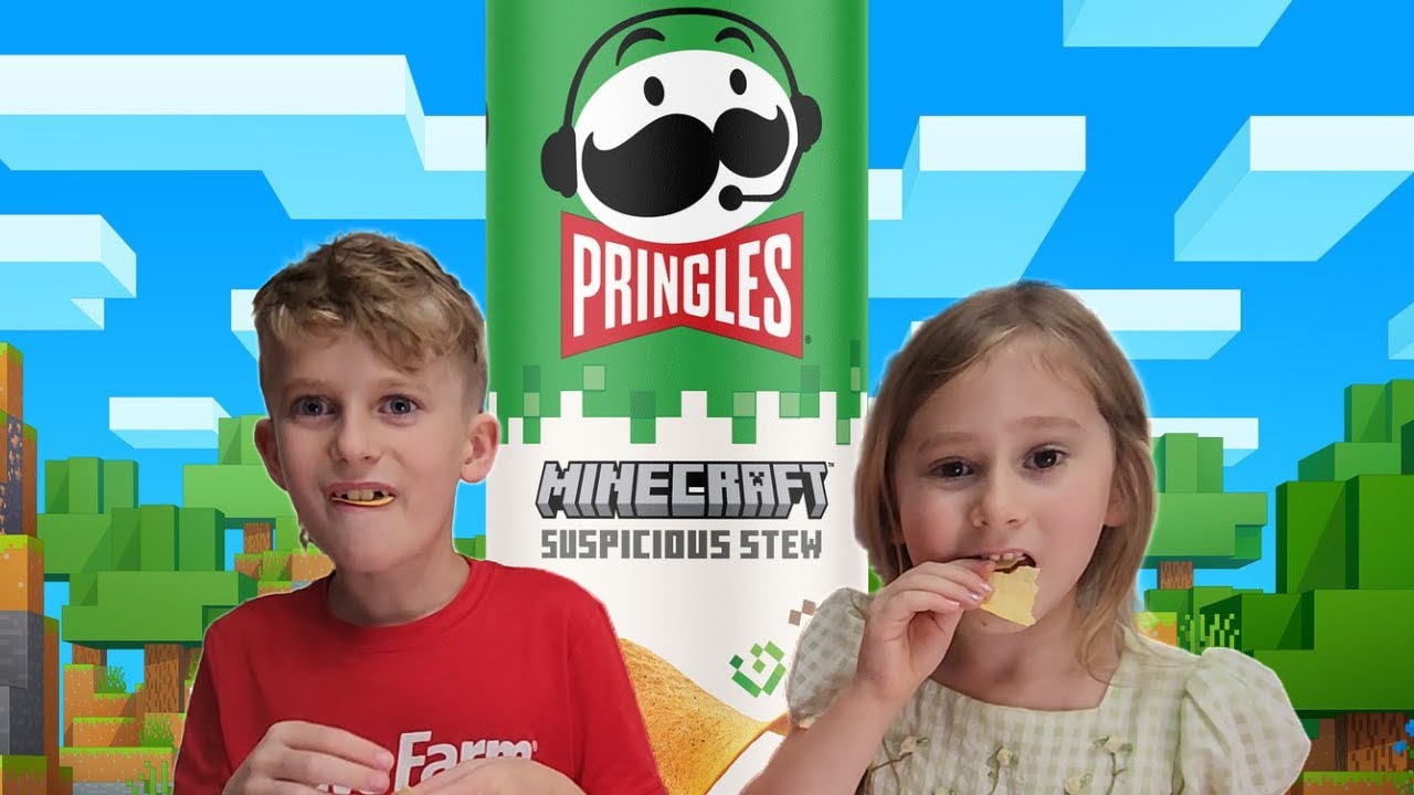 Minecraft Pringles Taste Test! - YouTube