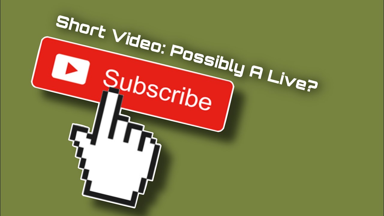 Possibly A Live? [Short Video] - YouTube