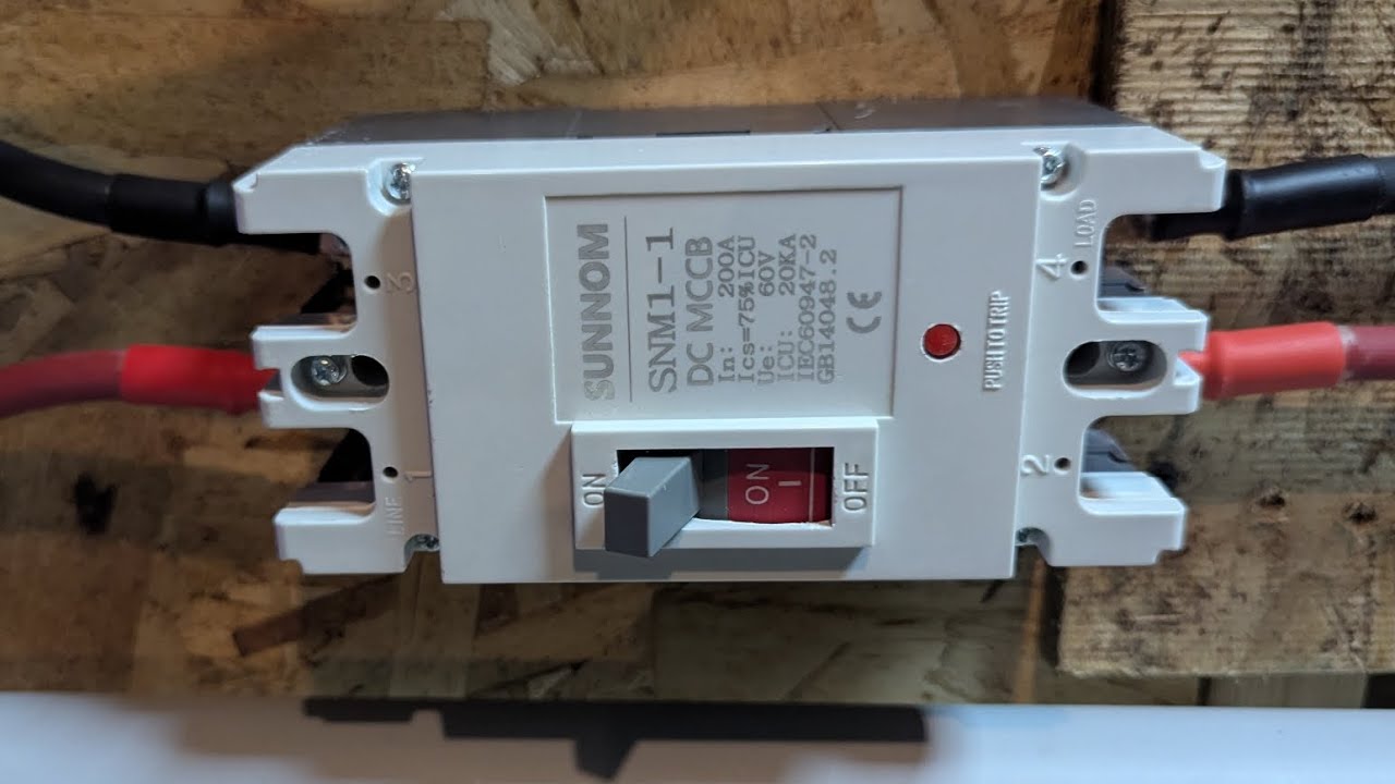 DIY Battery DC Breaker Install - YouTube