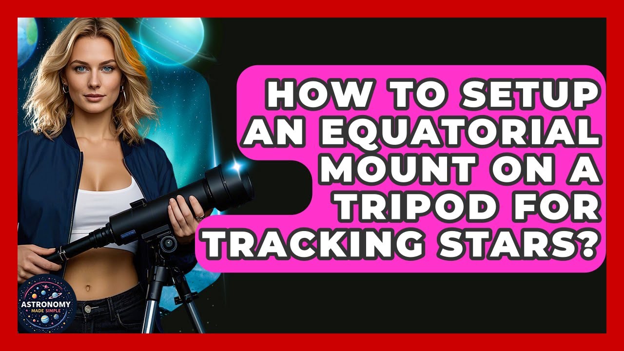 How To Setup An Equatorial Mount On A Tripod For Tracking Stars ...