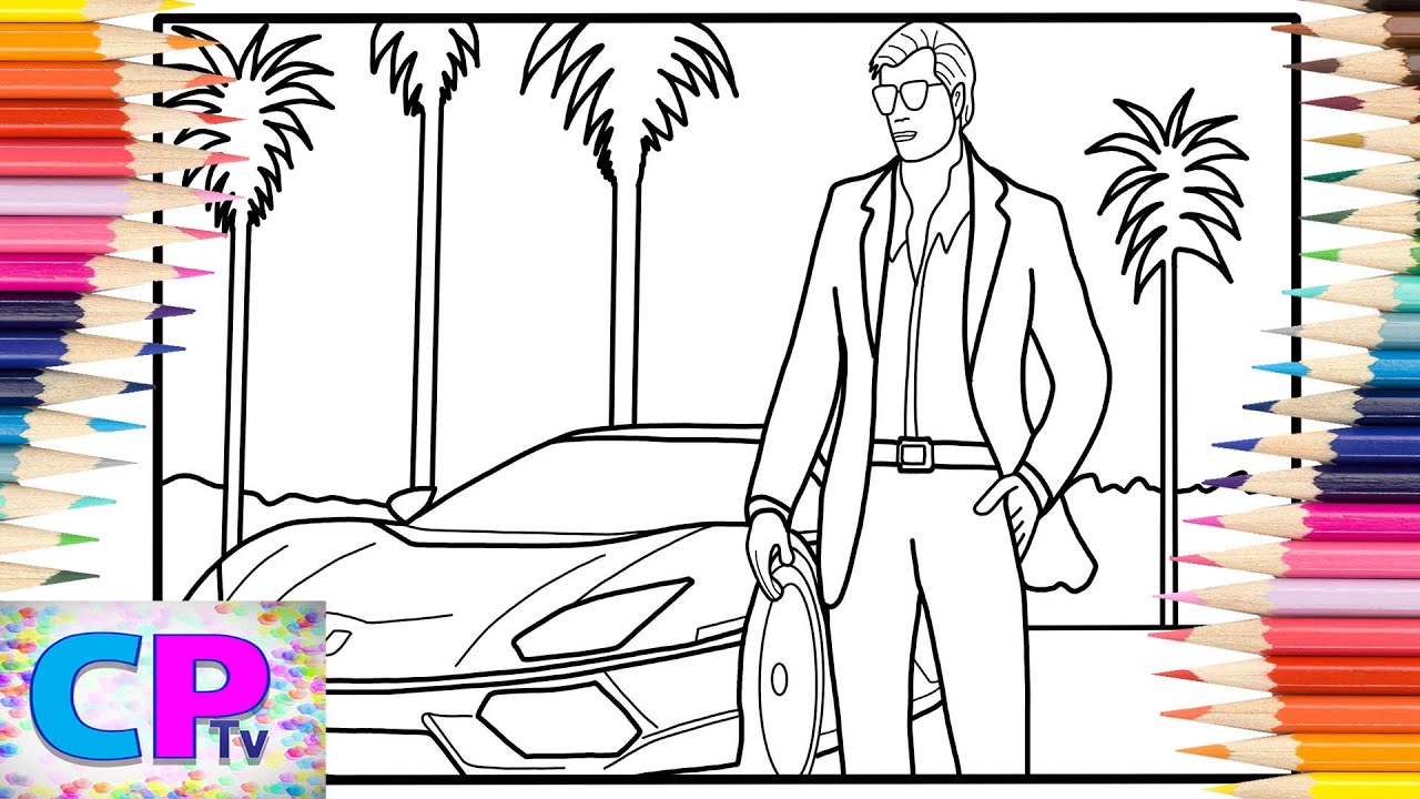 GTA VI Coloring Pages/Ferrari in GTA VI/Rival x Jim Yosef - Gone For ...