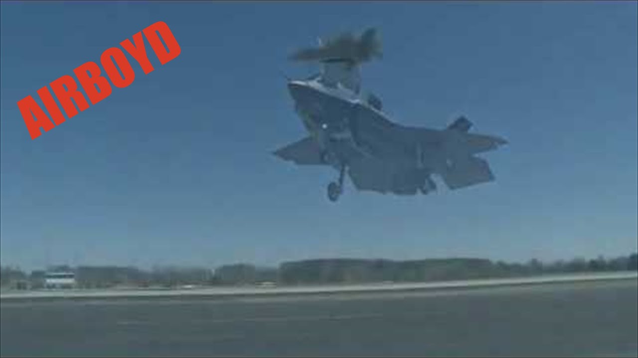 Lockheed Martin F-35 Takeoff, Hover, Vertical Landing STOL - YouTube
