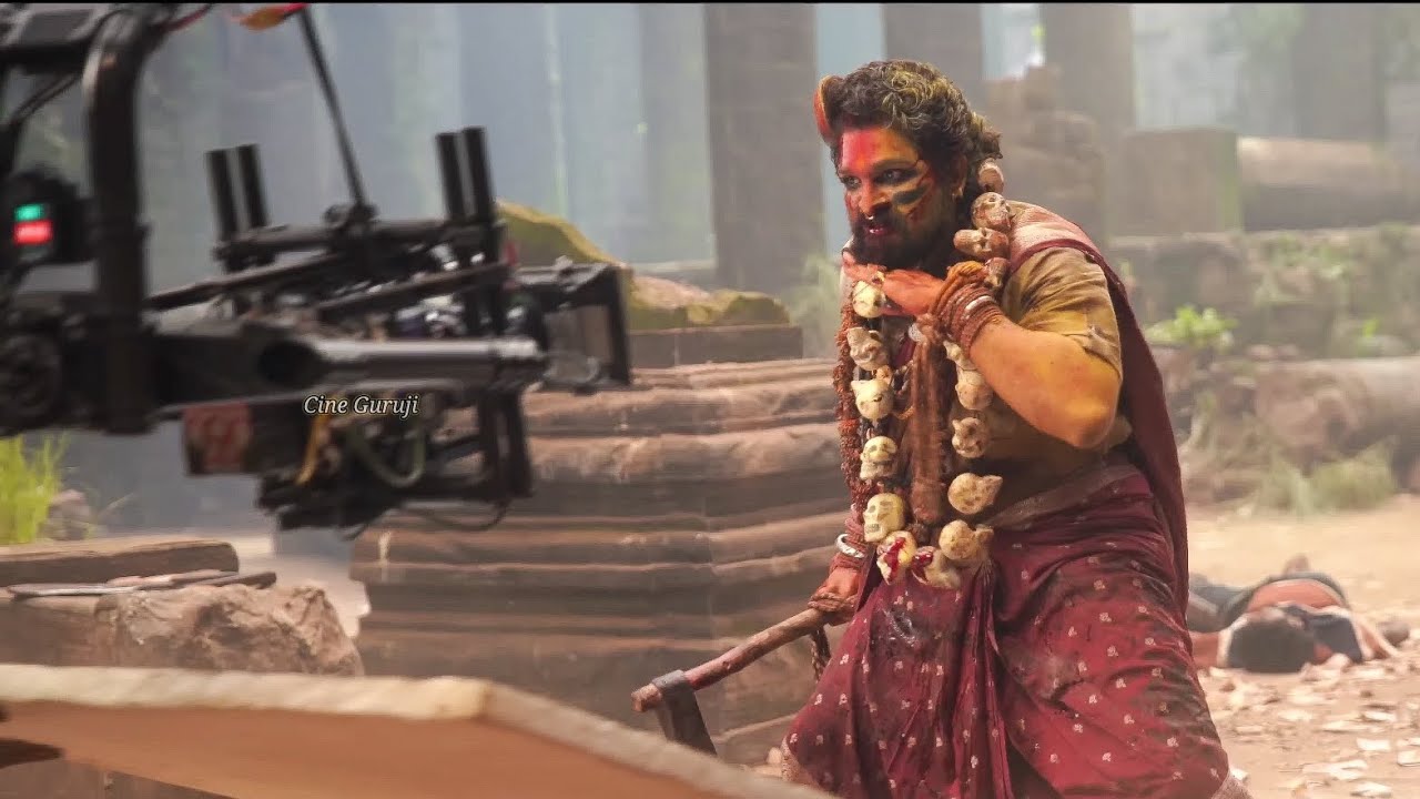 Pushpa 2 Behind The Scenes | Unseen Making Video Of Pushpa 2: The Rule ...