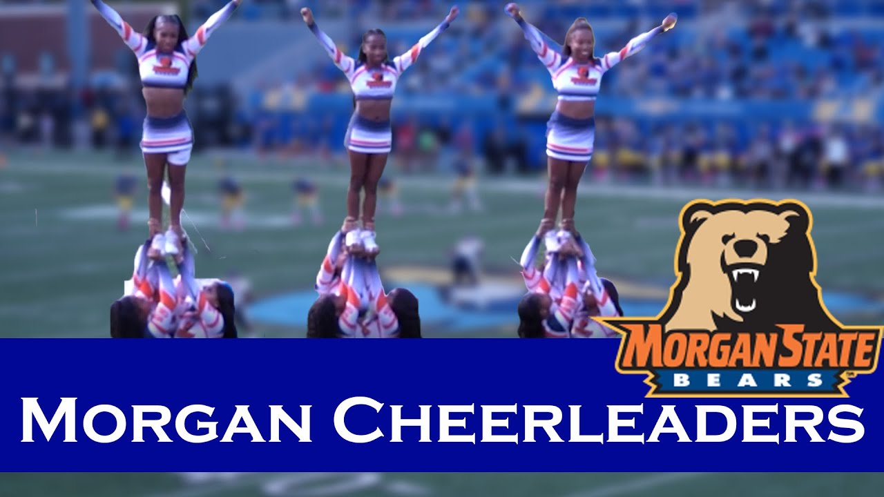 Morgan State Cheerleaders at Delaware | They Be Flipping - YouTube
