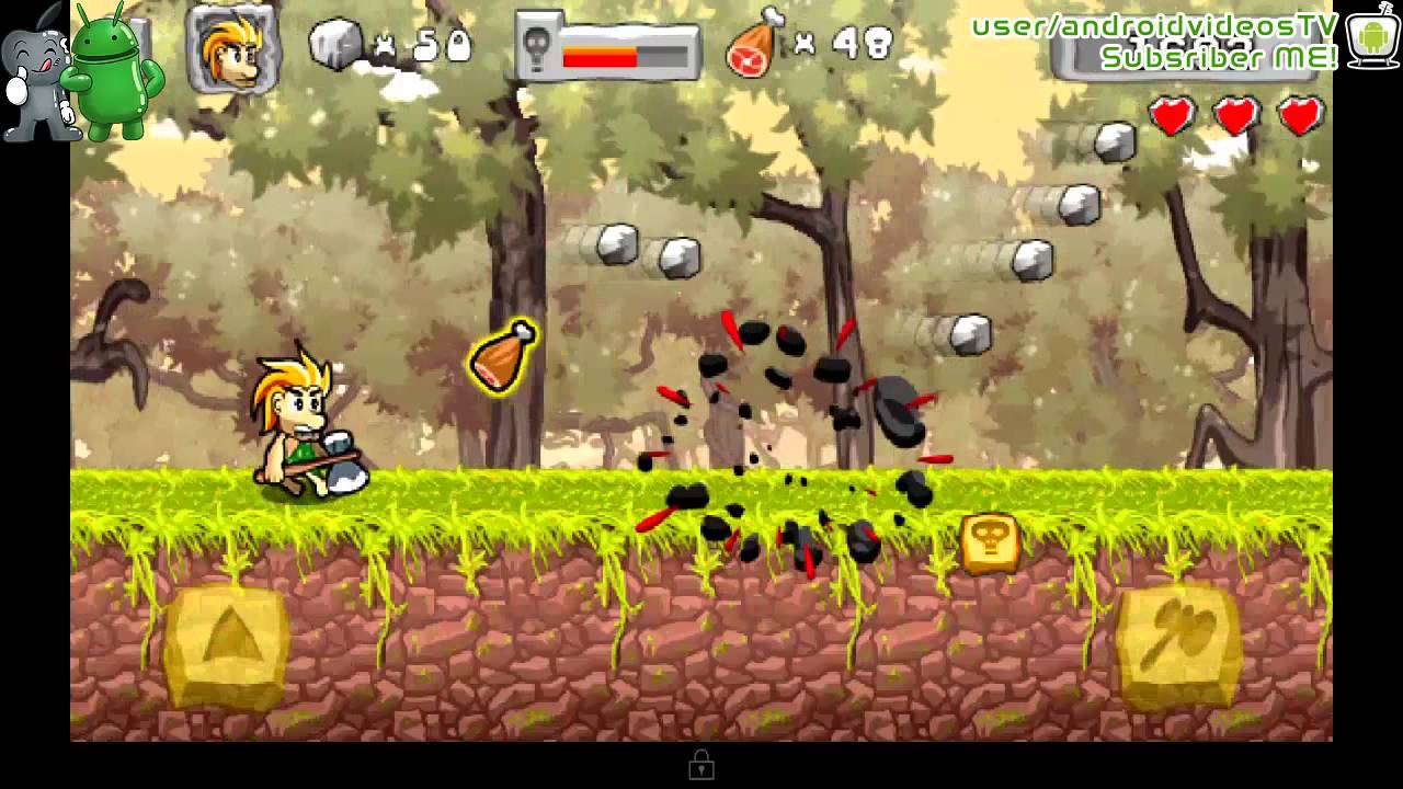 Android Caveman 2 Gameplay - YouTube