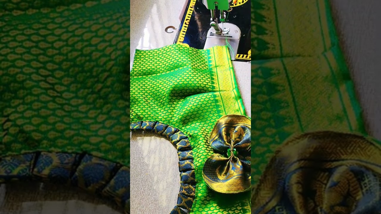 butterfly blouse design# hand stitching#fashion back neck blouse ...