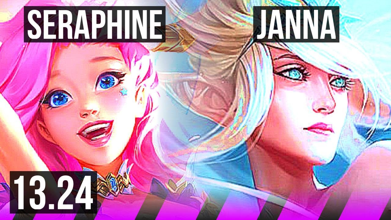 SERAPHINE & Karthus vs JANNA & Draven (SUP) | 2/1/12 | EUW Master | 13. ...