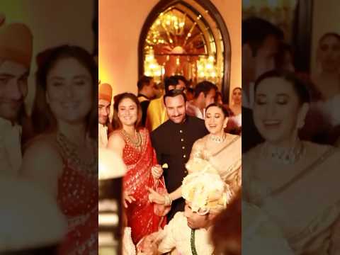 Kareena-Karisma dance at Aadar Jain’s Baraat #kareenakapoor #karishmakapoor #saifalikhan #bollywood
