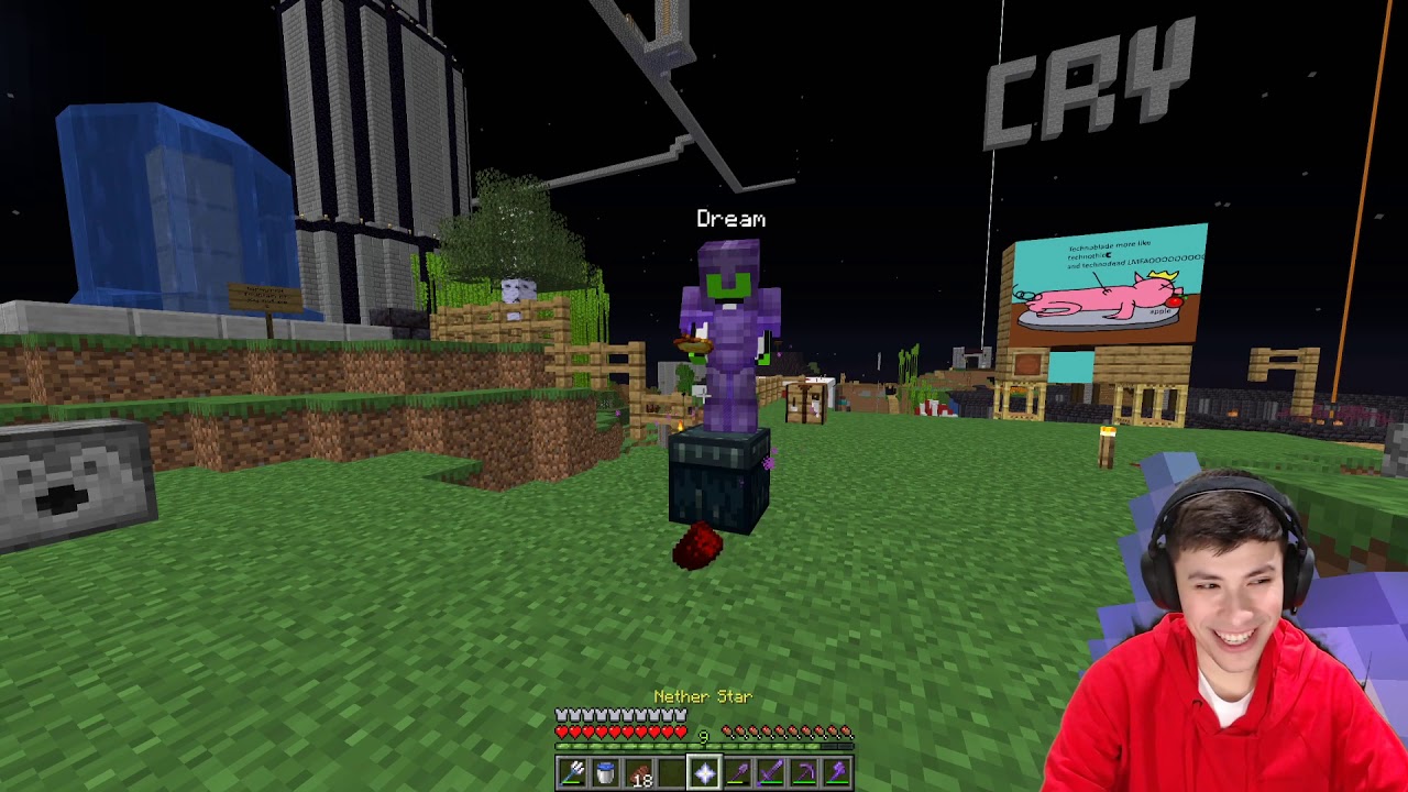 Dream bets the shield | Minecraft Dream SMP - YouTube