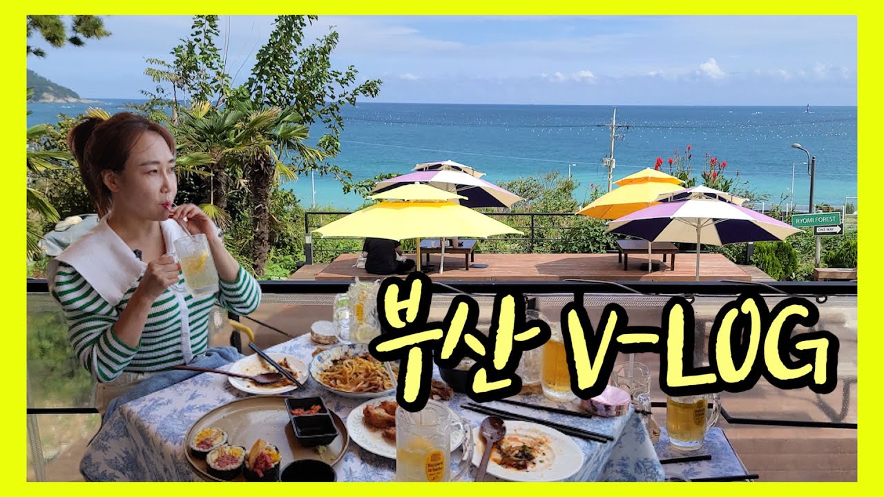부산여행가서 시집잔소리 잔뜩 듣고 왔어요(부산꼼장어,뷰맛집 료미 송정점)Busan mukbang Vlog /hagfish ...