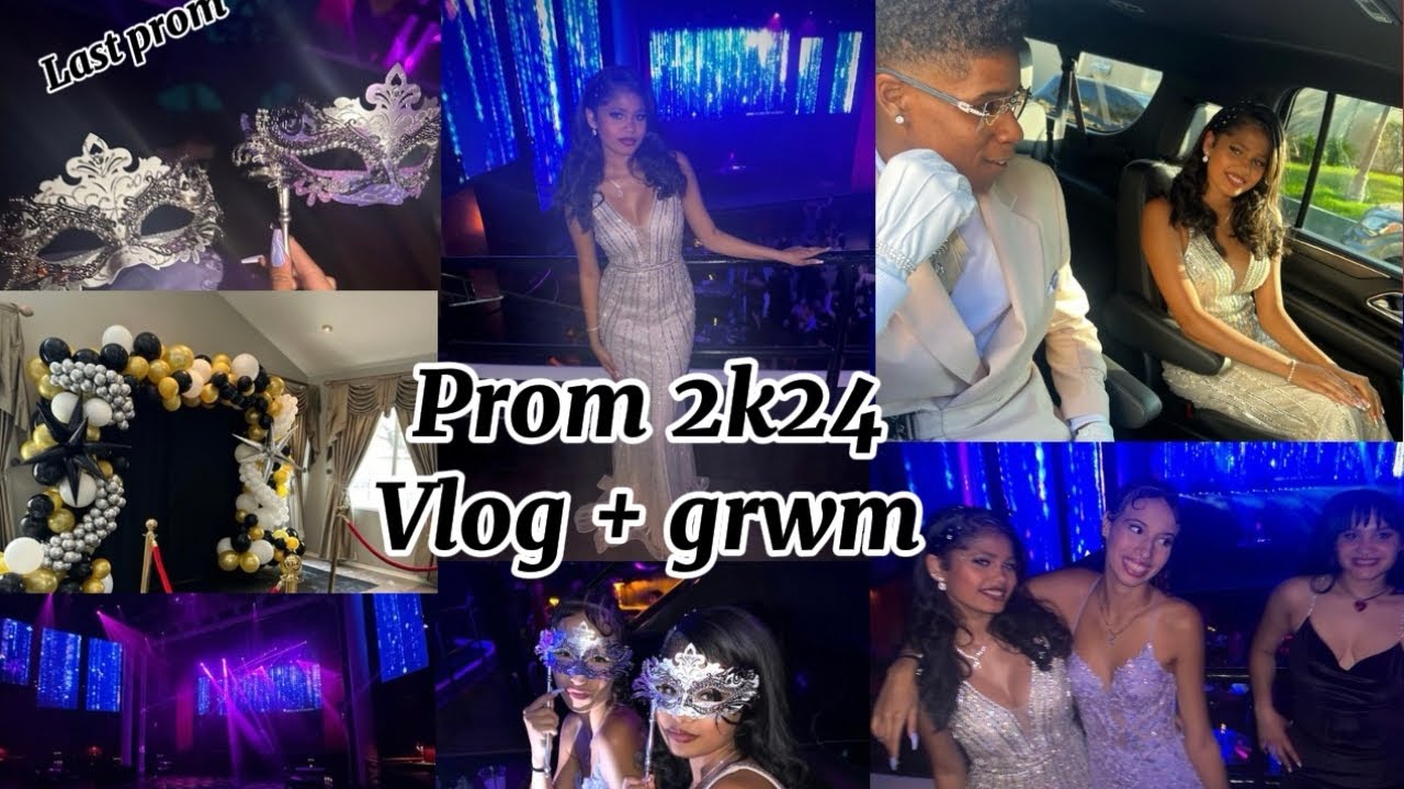Prom 2k24 vlog + grwm (senior edition) - YouTube
