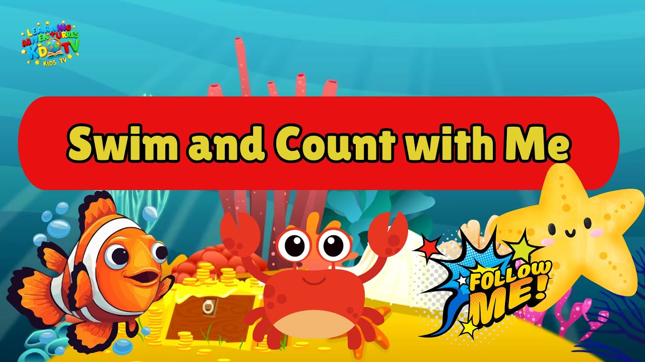 🌊🐠 Swim and Count with Me! | Learn Numbers 1 to 20 | Fun Underwater ...