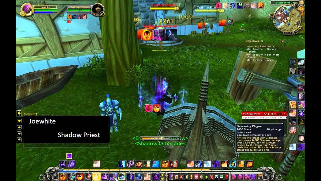 World of Warcraft - Shadow Priest Spell Rotation/Priority - YouTube