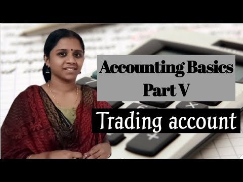 Preparation of Trading account | Accounting basics Part V - YouTube