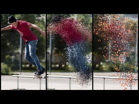 after effects particular disintegration effect tutorial - YouTube