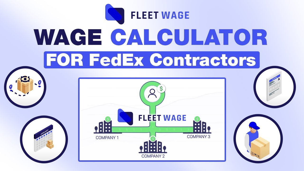 Fleet Wage - Wage Calculator for FedEx Contractors - YouTube
