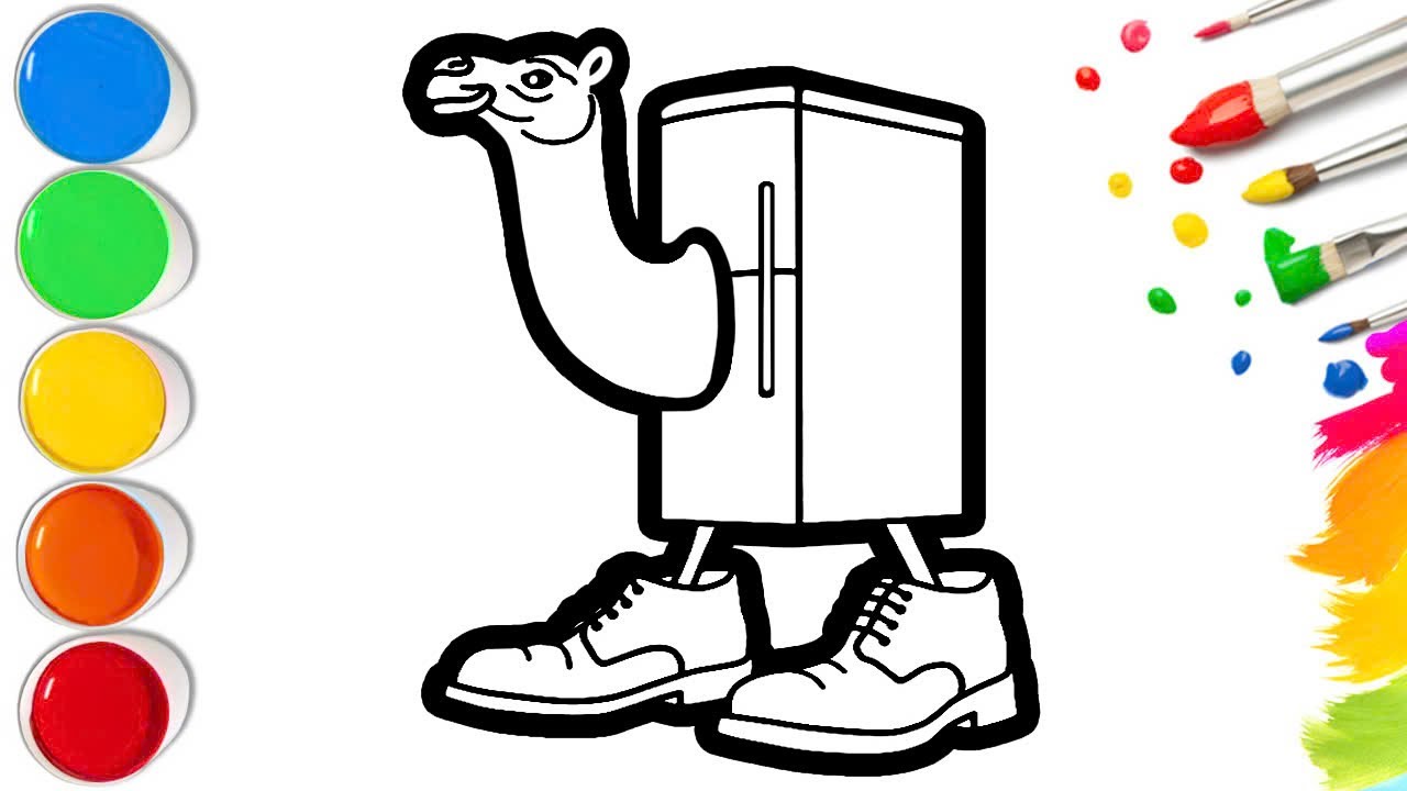 How To Draw Frigo Camelo | Italian Brainrot Animals | Easy Step By Step ...