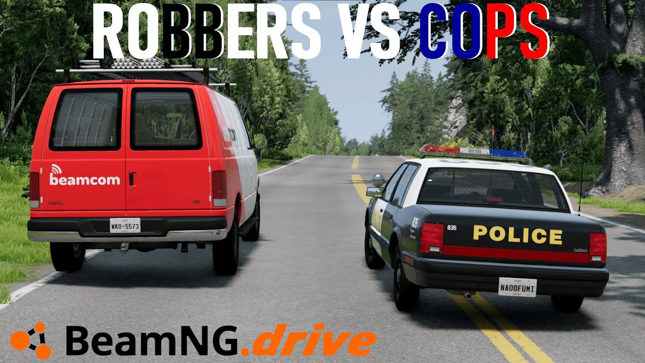 CATCHING BAD GUYS! [HIGH SPEED CHASE] | BeamNG.drive - YouTube