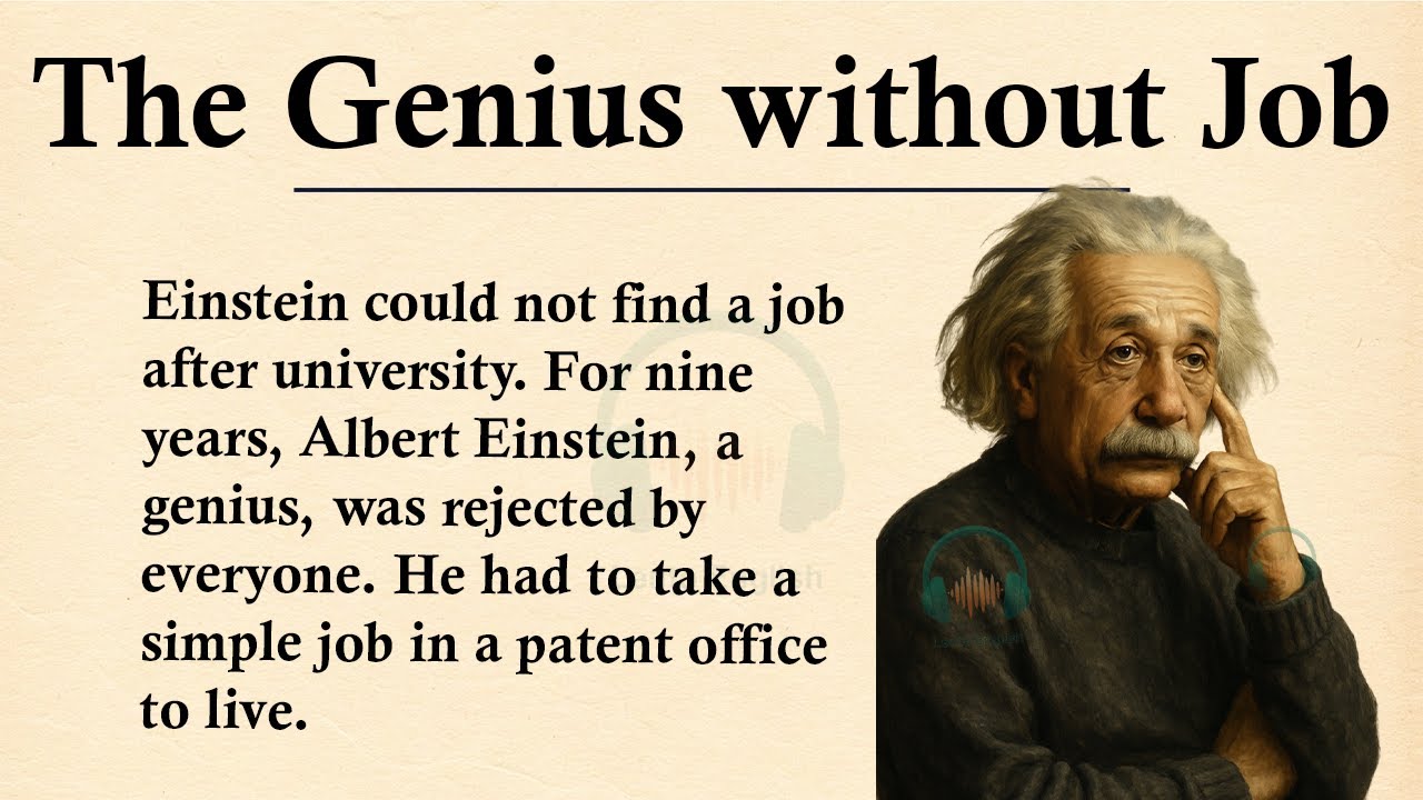 Why Einstein Couldn't Get a Job for 9 Years || 🔍Learn English Through ...