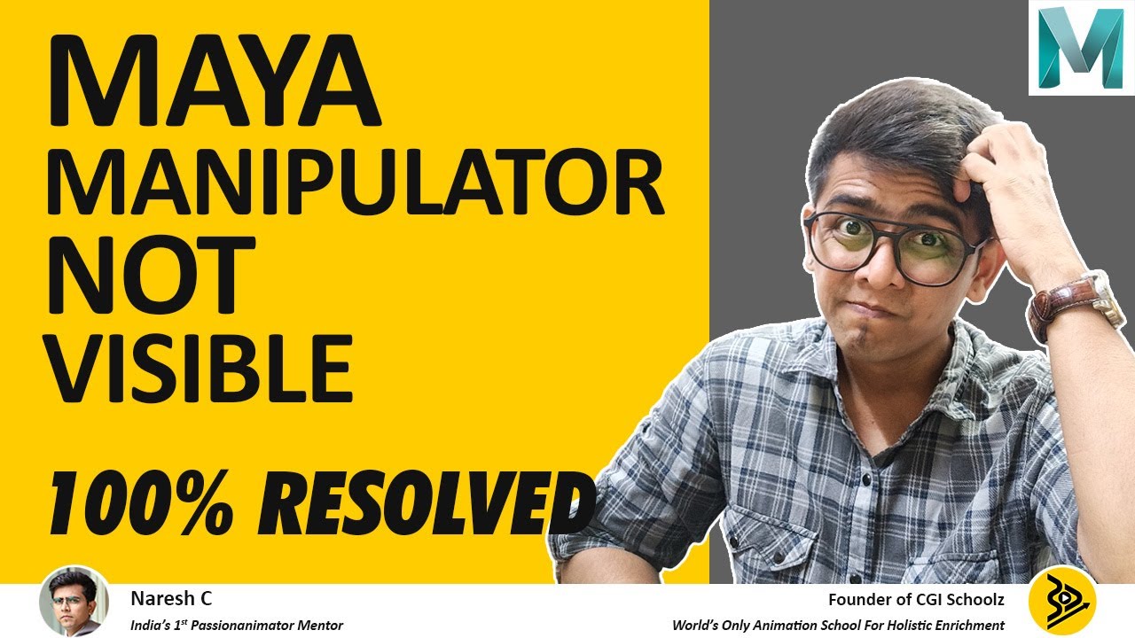 Maya Manipulator Visibility Issue FIXED! 100% Working Hack - YouTube