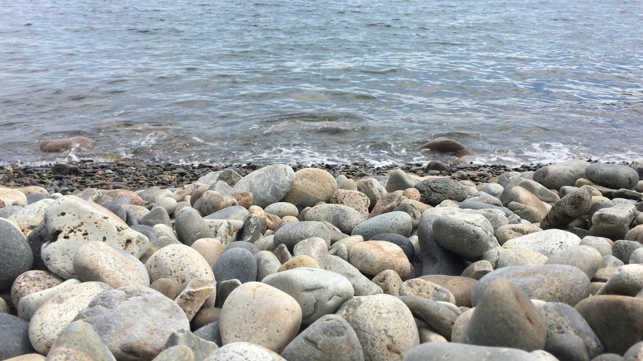Cobblestone Beach in Acadia - YouTube