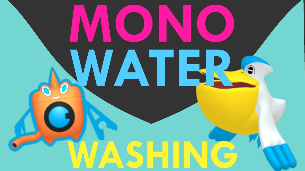 MONO WATER WASHING!? #gaming #pokemon - YouTube
