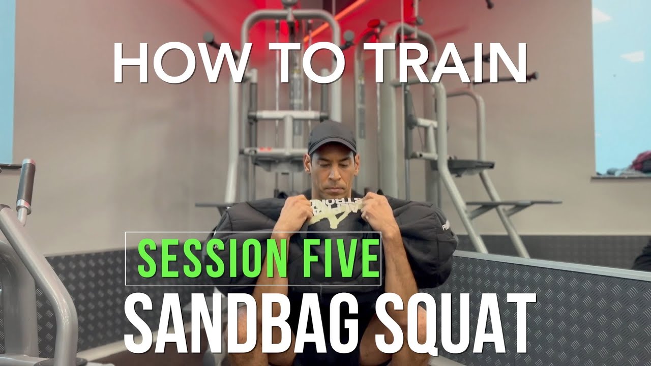 SAND BAG SQUAT PROTECTS YOUR BACK [SESSION 5/20] - YouTube