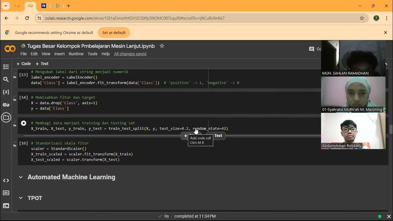 Automated Machine Learning TPOT dan Niapy Menggunakan Dataset TicTacToe - YouTube