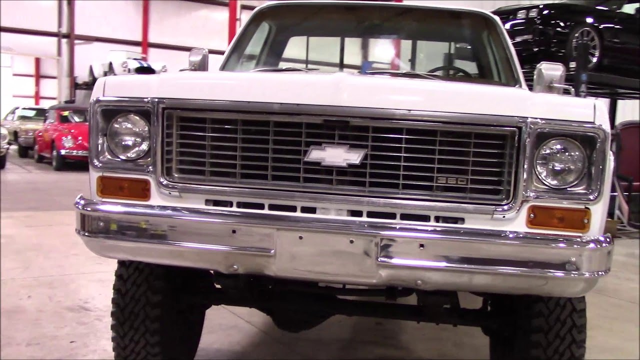 1973 Chevrolet K20 White - YouTube