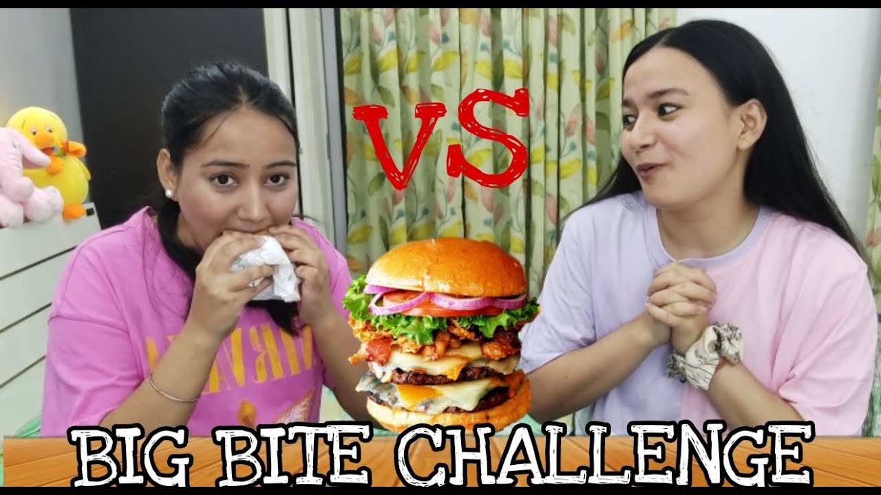 BIG BITE FOOD CHALLENGE| Funny Video|Burger Challenge| @BiteAndBurp # ...