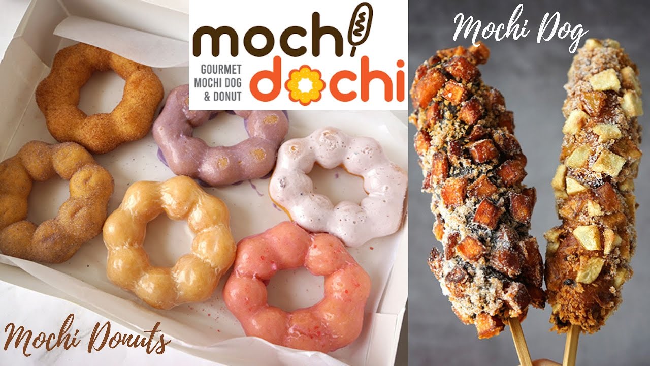 #mochidochi #mochidonut #mochidog Mochi Dochi Yummy Mochi Dog and Mochi ...