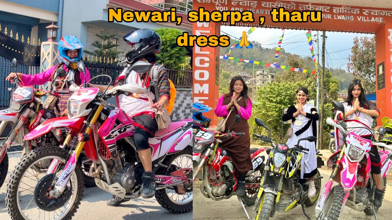 Nepali cultural dress ma kt haru sanga lwang gaun pugiyo. ⁠ - YouTube