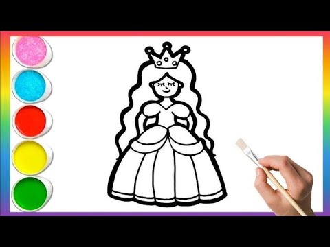 Bride dolly Drawing, Coloring, 🖌️ for kids & Toddlers | Easy Drawing 📸 ...