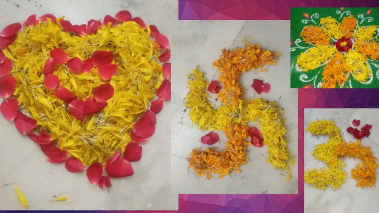 easy flowers decoration idea...... - YouTube