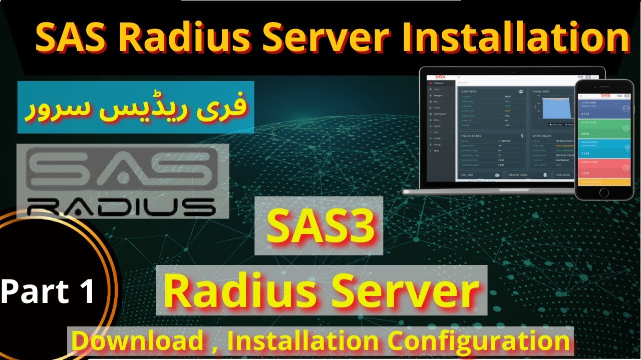 SAS Radius Server | How to Install SAS3 Radius Server | How to install ...
