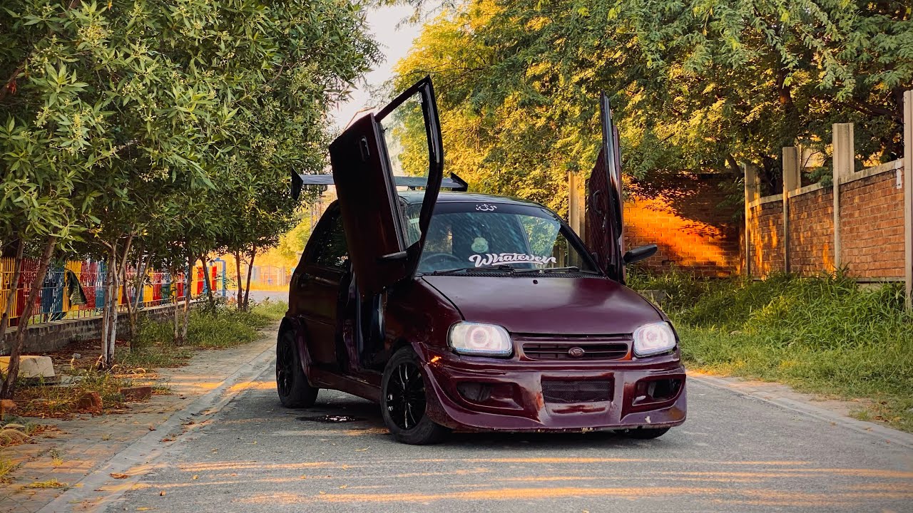 Daihatsu Cuore Modified Complete Review - YouTube