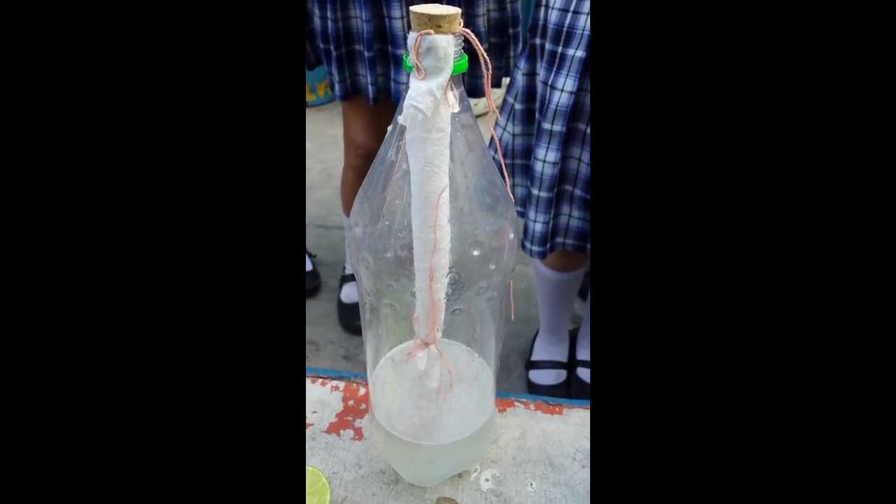 Experimento cohete propulsión a chorro - YouTube