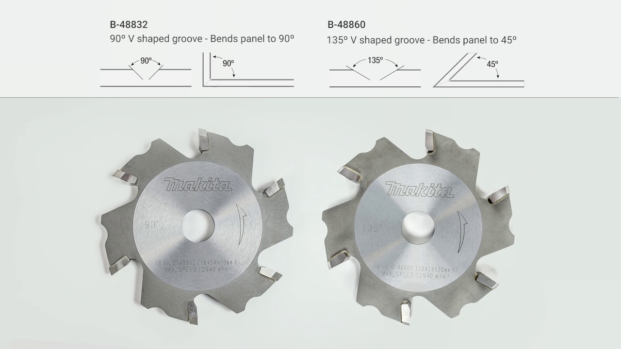 ALUMINIUM GROOVE CUTTER MAKITA CA5000X CLADDING SHEET V GROOVE CUTTER ...