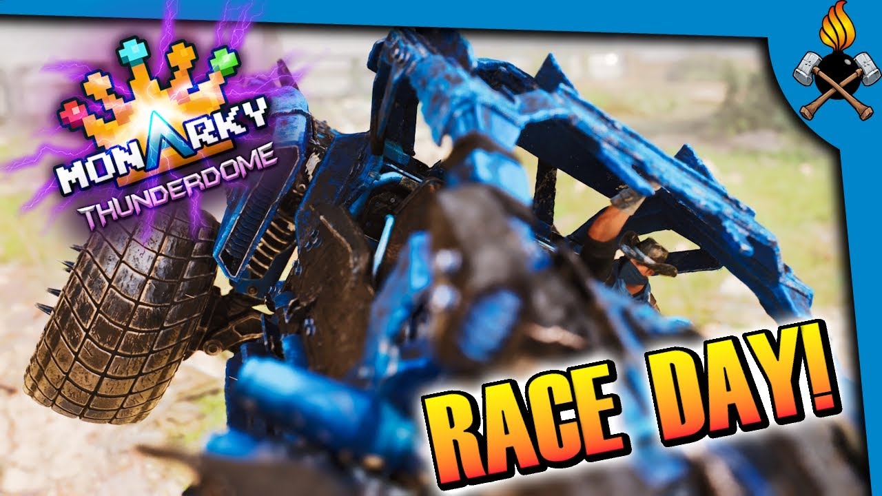 ARK's Largest Battlerig Race! Monarky: THUNDERDOME! [ARK: Survival ...