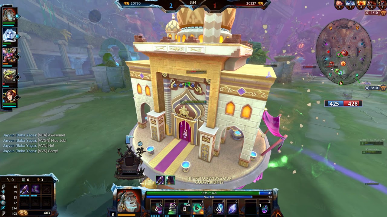 SMITE | Great Baba Yaga Arena Match - YouTube