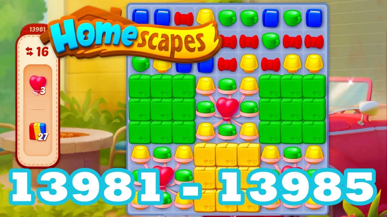 Homescapes Level 13896 - 13900 HD 3 - match puzzle Gameplay | android ...