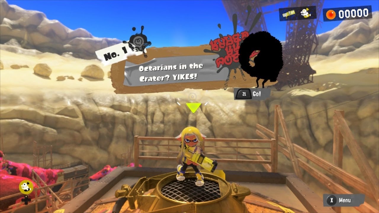 Splatoon 3 - Hero Mode - Intro-1: Octarians in the Crater? YIKES! - YouTube