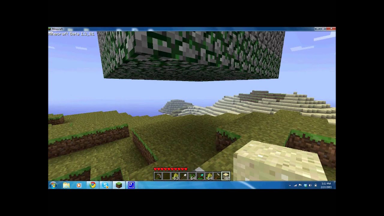 Awesome floating mob spawner in minecraft - YouTube
