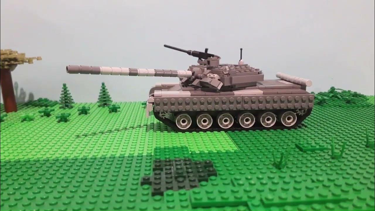 Lego T-72 with Instructions - YouTube