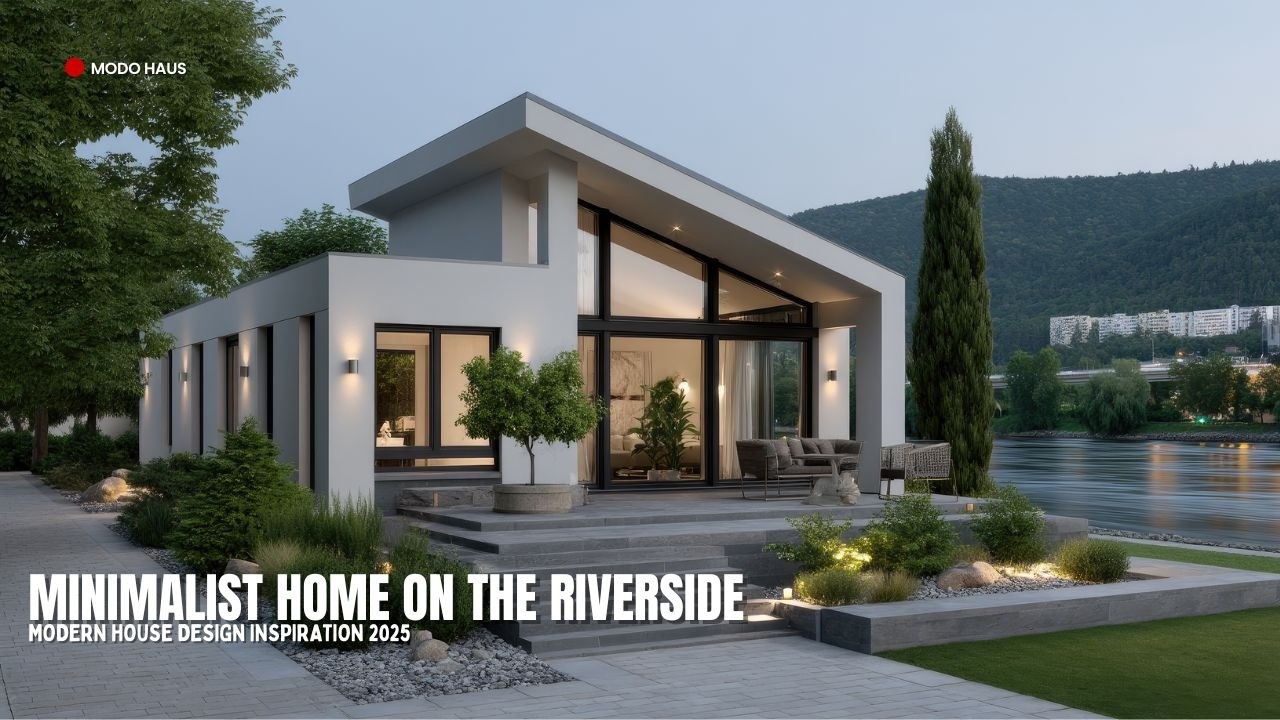 Elegant and Timeless Minimalist Home on the Riverside | Modern House ...