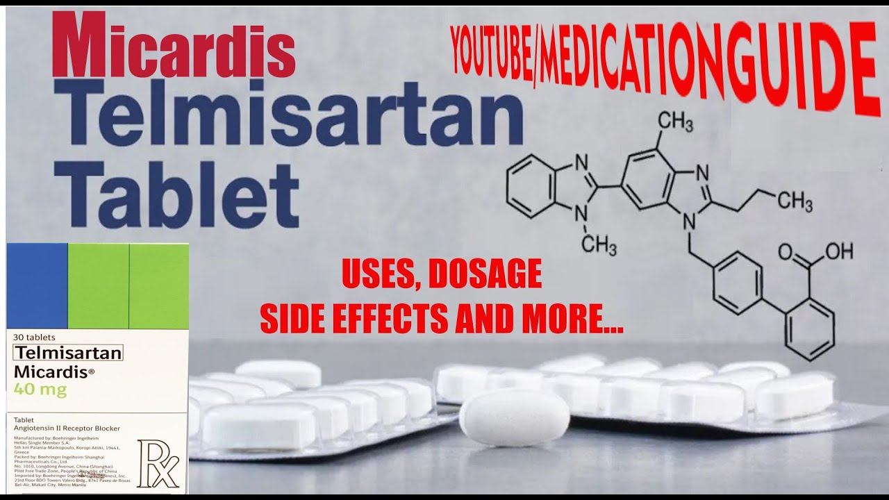 MICARDIS (Telmisartan) Uses, Dosage, Warnings, Side Effects #telmisartan #health - YouTube