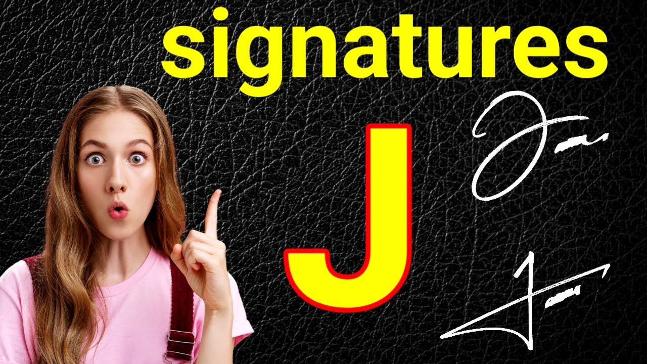 J letter signature style | J signature style | Signature style of my name J - YouTube