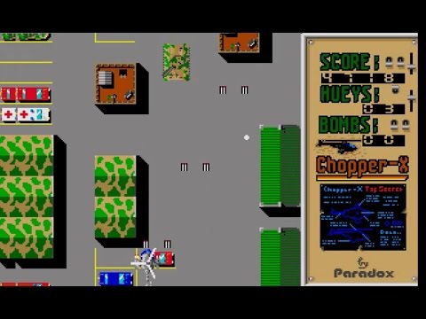 Chopper X - Atari ST "Full Playthrough" "Let's Play" - YouTube