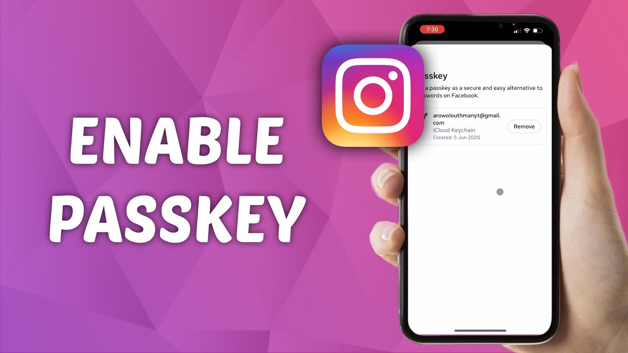 How to Enable Passkey on Instagram - YouTube